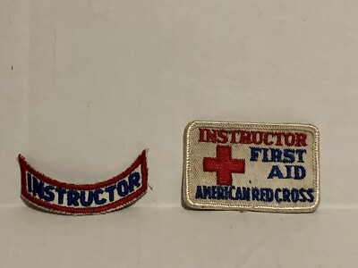 Vintage First Aid Instructor American Red Cross Red & Instructor ...
