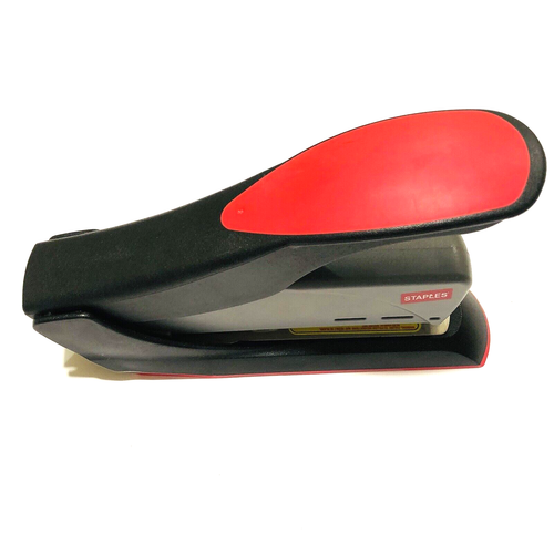 Staples Stapler 576667 High Capacity 40 Sheet Staples Red Black Gray ...