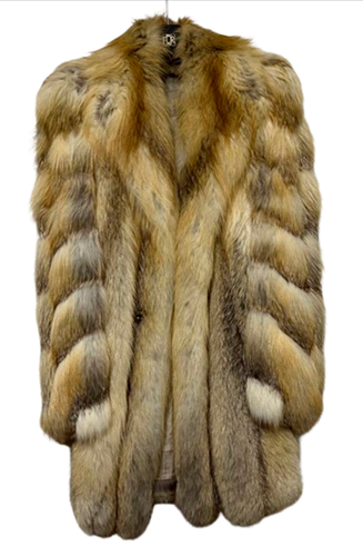 Old Celine Fox Fur Long Coat Vintage 1980s Women | eBay