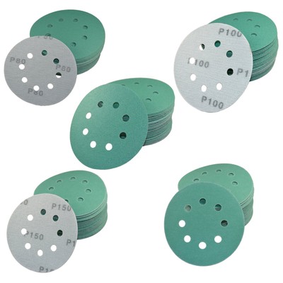 50-Pack 5" Dustless Sanding Discs For Porter-Cable 382 Sander (80-220 ...