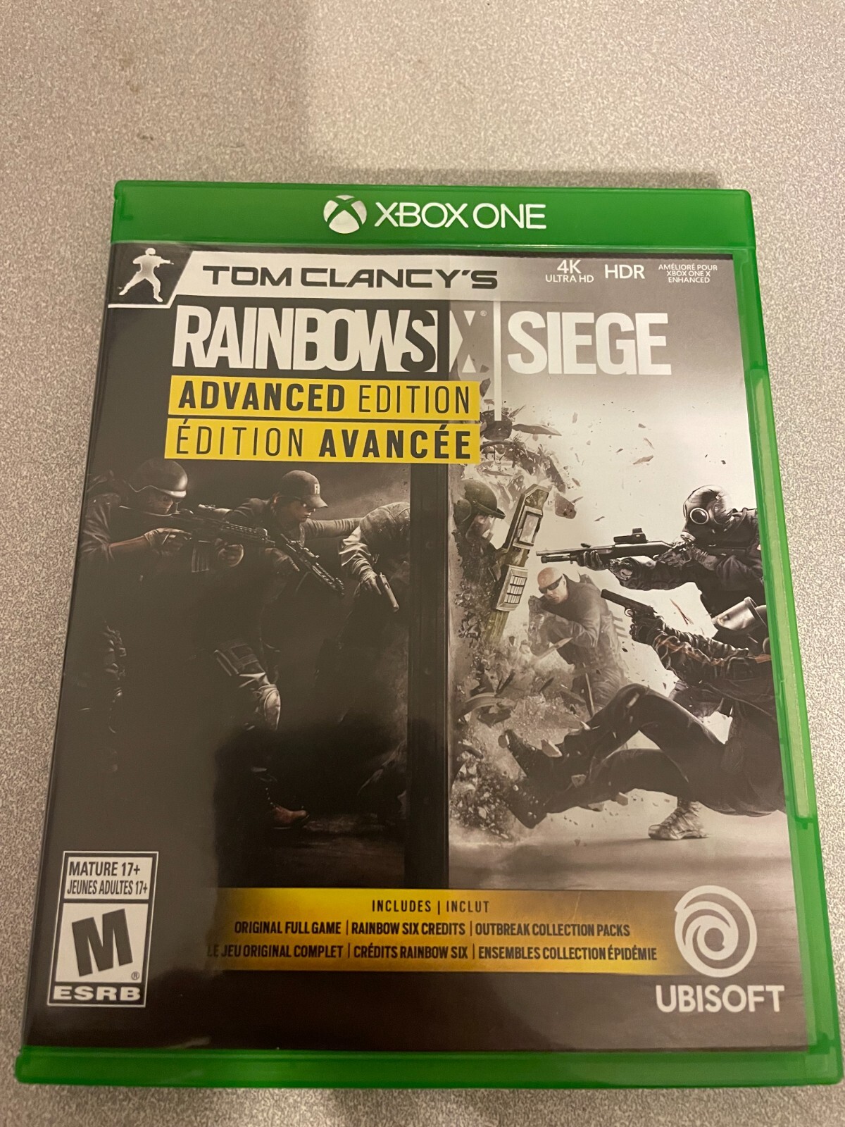 XBox One Tom Clancy's Rainbow Six Siege Advanced edition game ( free ...