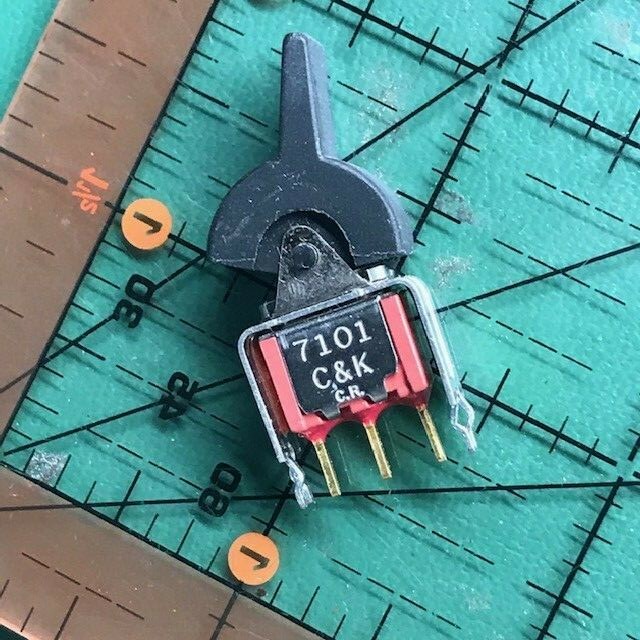 C&K Rocker Switch 7101 SPDT 0.4VA 20V 7101J2V31BE2 Paddle On On x4 | eBay