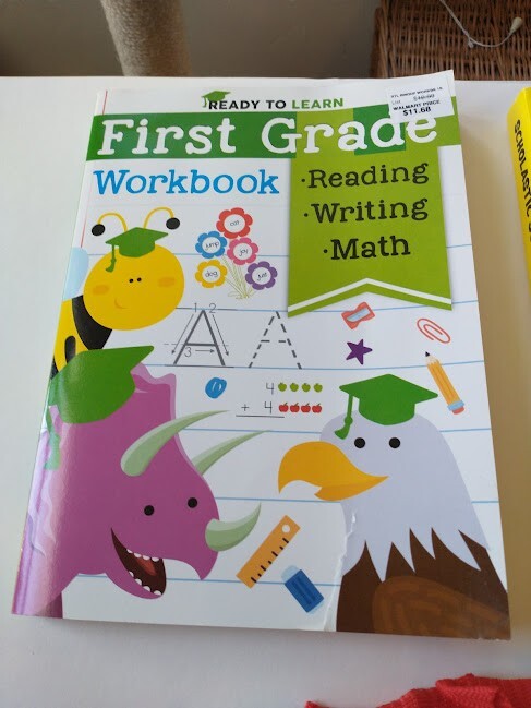 Kindegarten/1ST Grade Workbooks- Reading, Writing and Math -2 workbooks | eBay