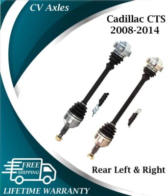 New OE Rear Left & Right CV Axles For 2008-2014 Cadillac CTS Lifetime ...