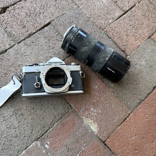 Olympus OM-1N 35mm SLR Film Camera And Tamron Lens Zoom Macro 85~210mm ...