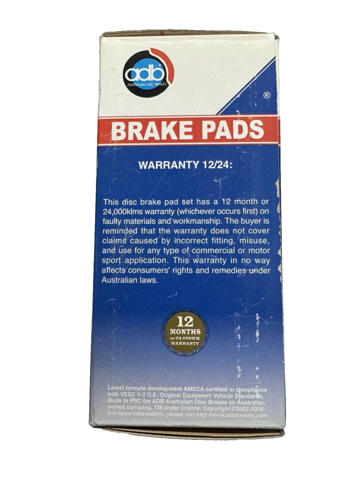 ADB REAR BRAKE PAD ADB1159 for MAZDA 323 1985-on | eBay