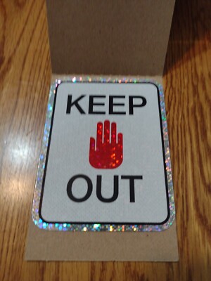 Vtg PRIZM Vending Machine Sticker - KEEP OUT. NOS. STS11 | eBay