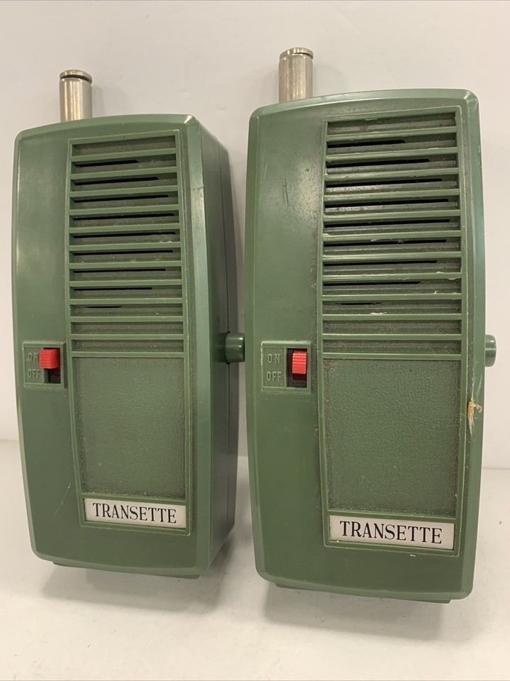 Vintage 1970’s TRANSETTE by MIDLAND International Transistor WALKIE ...