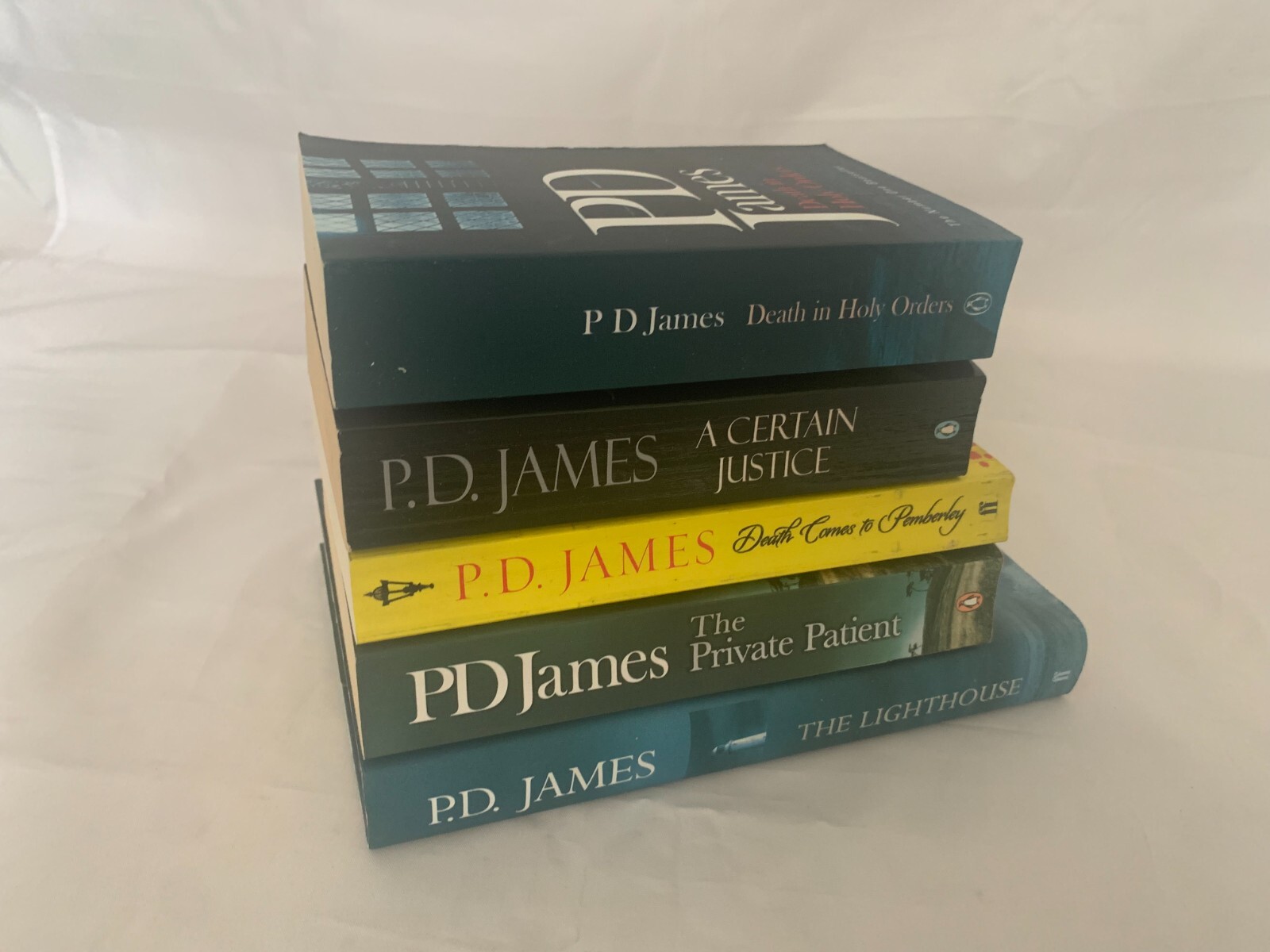 5 PD James Books Death in Holy Orders Certain Justice Lighthouse ...