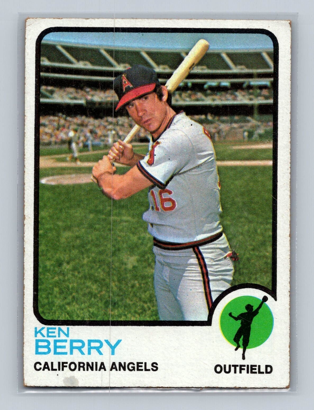 1973 Topps Ken Berry California Angels Baseball Card #445 | eBay