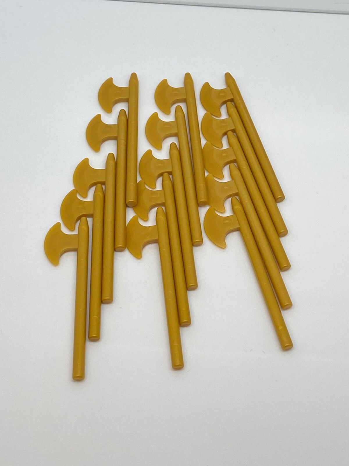 Lego Lot Of 15 Pearl Gold Halberd Minifigure Weapons W#31 | eBay