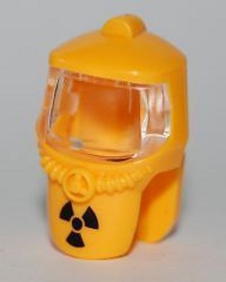 LEGO - Minifig, Headgear Hazmat Helmet w/ Radioactivity Pattern & Spray ...
