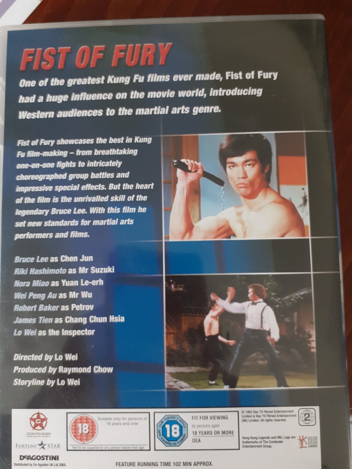 Bruce Lee: Fist Of Fury (DVD, R2,Hong Kong LEGENDS) | eBay