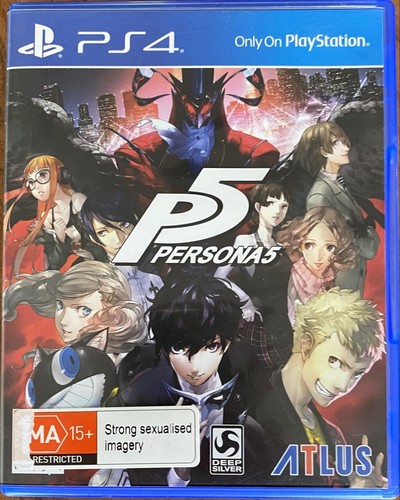 Persona 5 ps4 game disc 4020628819606| eBay