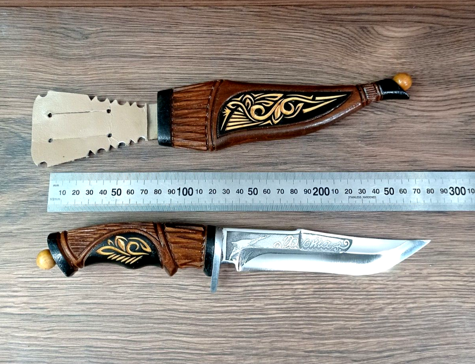BEAUTIFUL COLLECTIBLE HUNTING KNIFE, CUSTOM HANDMADE. | eBay