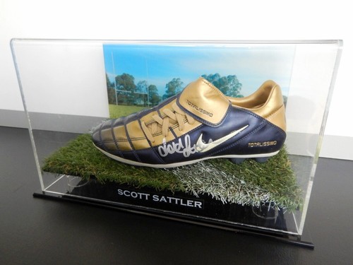 Signed Scott Sattler NRL Football Boot - Proof COA - Penrith Panthers ...