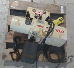 Coffing Model JLC 1/4 Ton Hoist, JLCCT0516, 460v/3ph/60hz, 16FPM, with ...