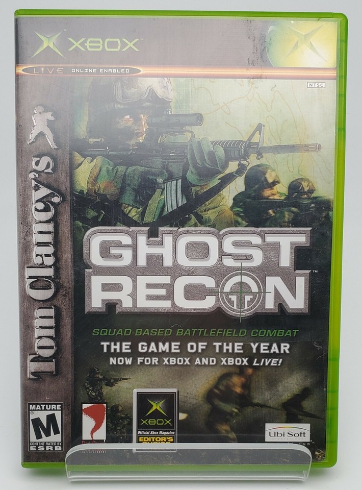 Tom Clancy's Ghost Recon (Microsoft Xbox, 2002) COMPLETE IN BOX ...