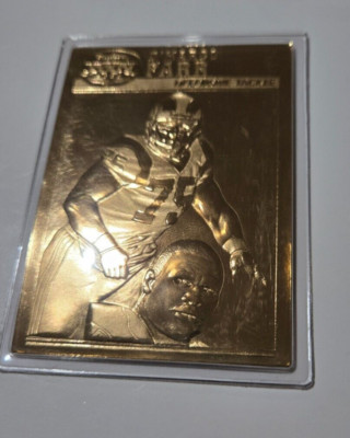 D'Marco Farr Rams Super Bowl XXXIV Danbury Mint 2000 22kt Gold Card ...