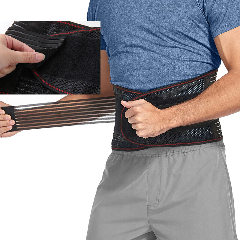 Lower Back Brace Lumbar Support Waist Belt for Men Women Pain Relief ...