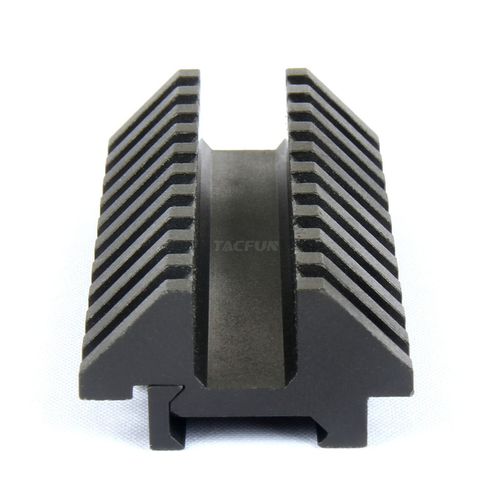 Dual 45 Degree Offset Double Side 10 Slots Scope Mount Weaver Picatinny ...