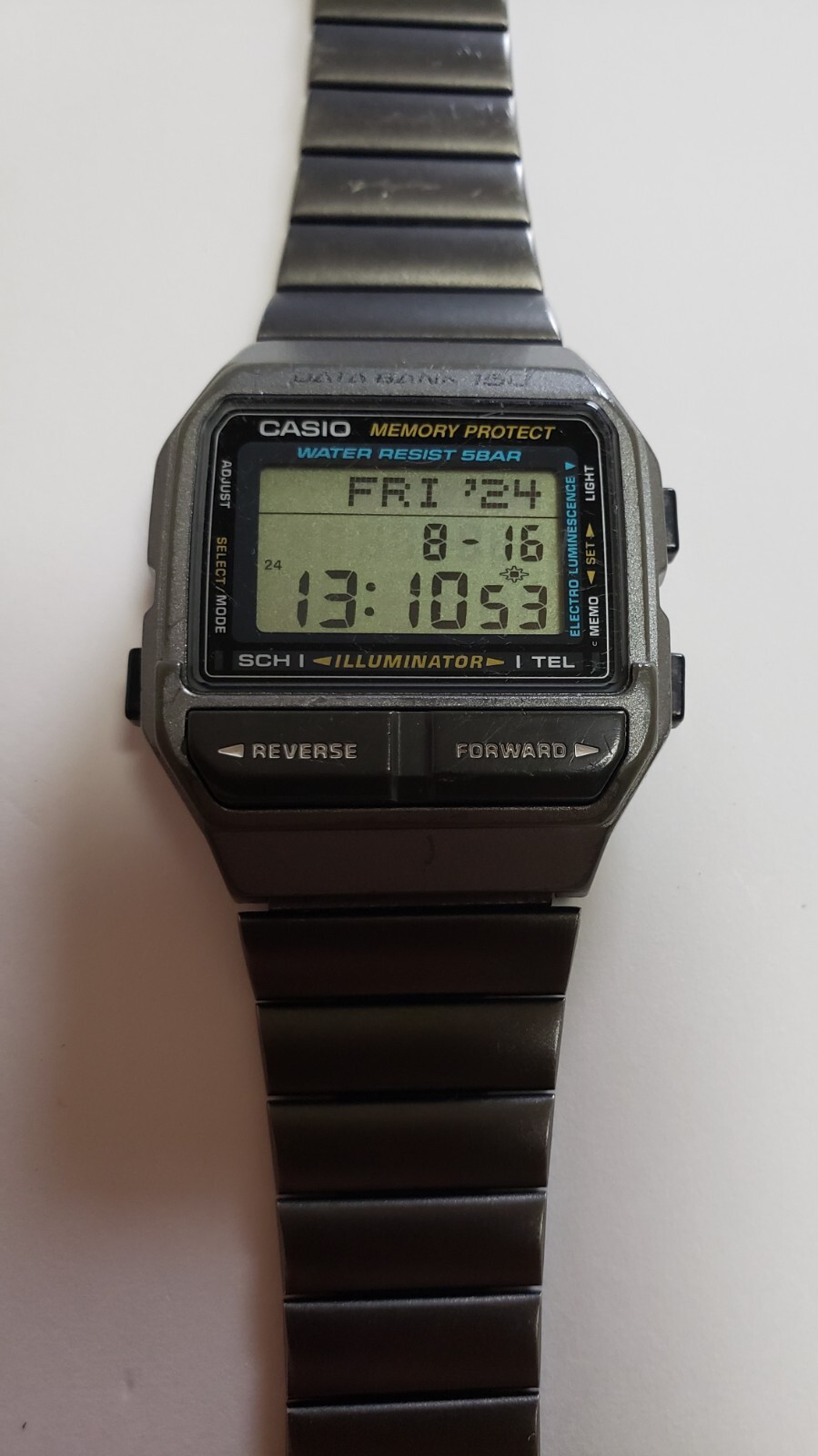 Vintage Casio Data Bank 150 Rare color - Gem