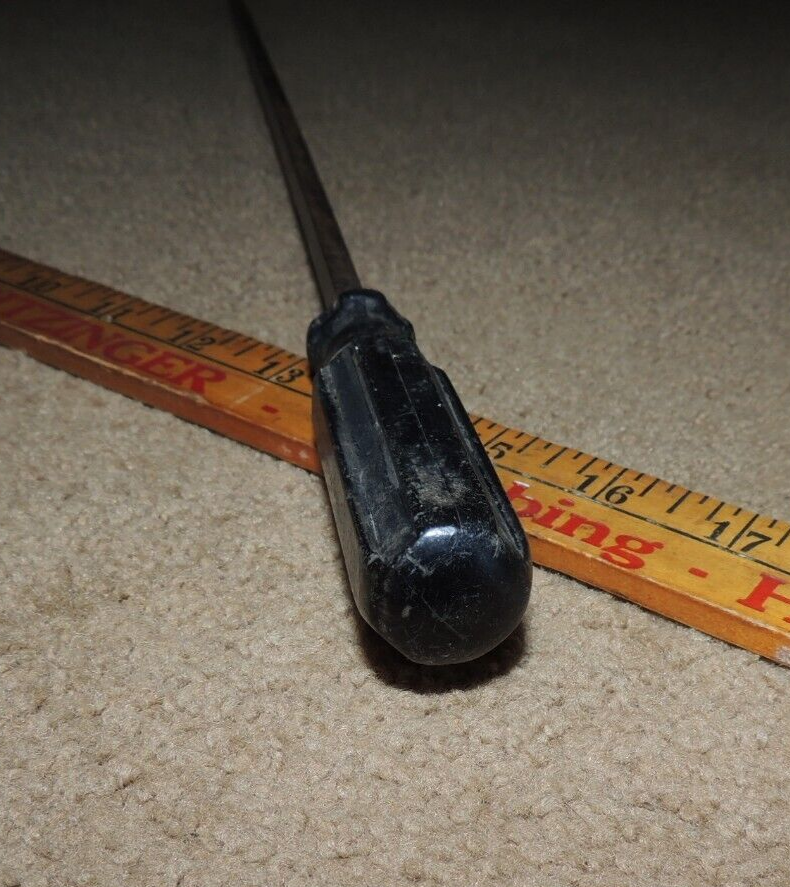 VTG 25" Snap-On Octo-Grip SD-2385 Flat Slotted TIP Screwdriver SQUARE ...