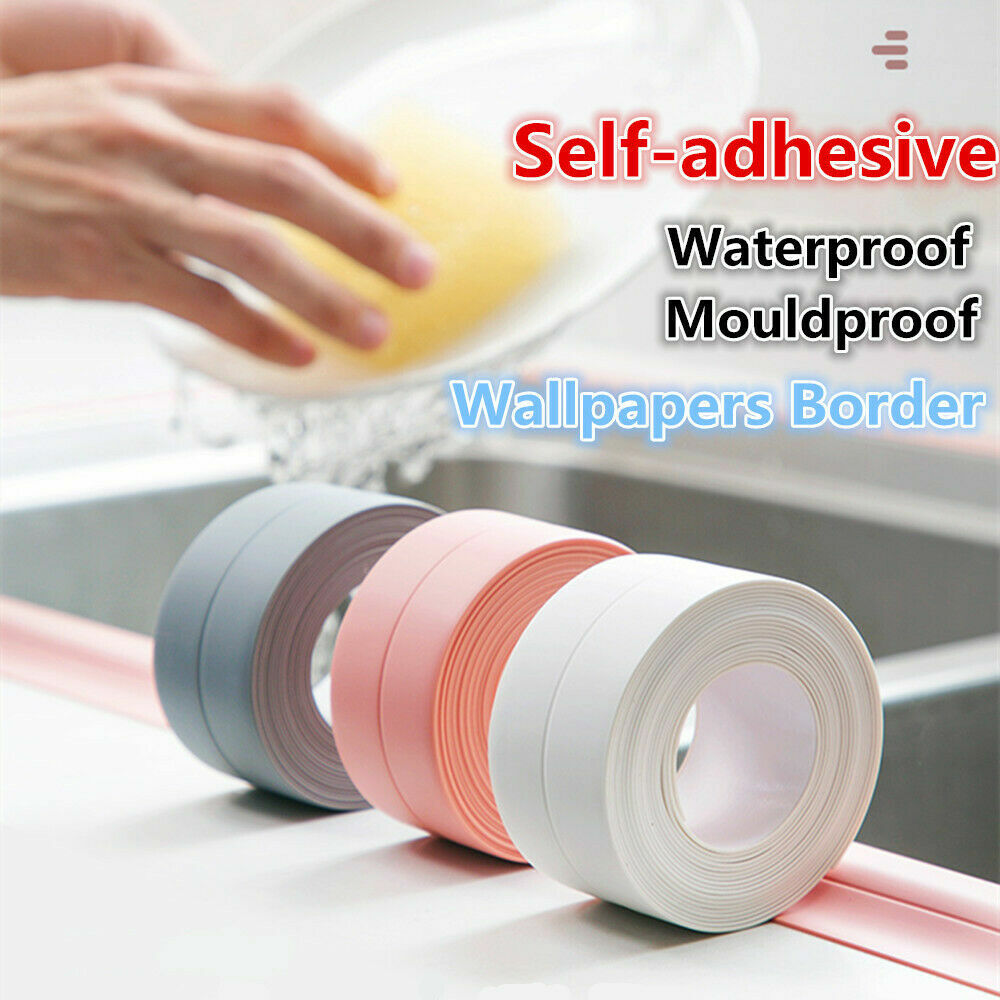 10.5ft Waterproof Wall Border Wall Paper Sticker Self-adhesive Kitchen ...