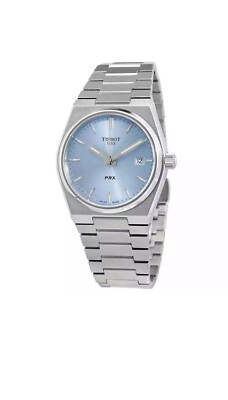 Tissot PRX 35 Quartz Blue Dial Ladies Watch T1372101135100 | eBay