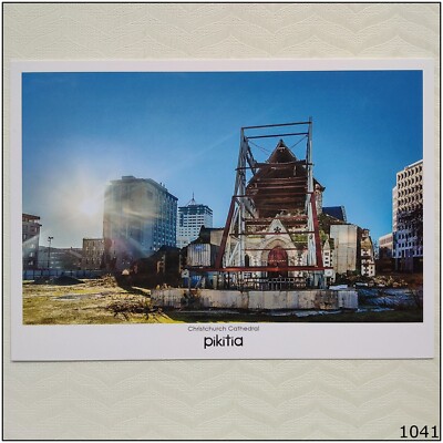 Christchurch Cathedral Pikitia NZ Postcard (B) (P1041) | eBay