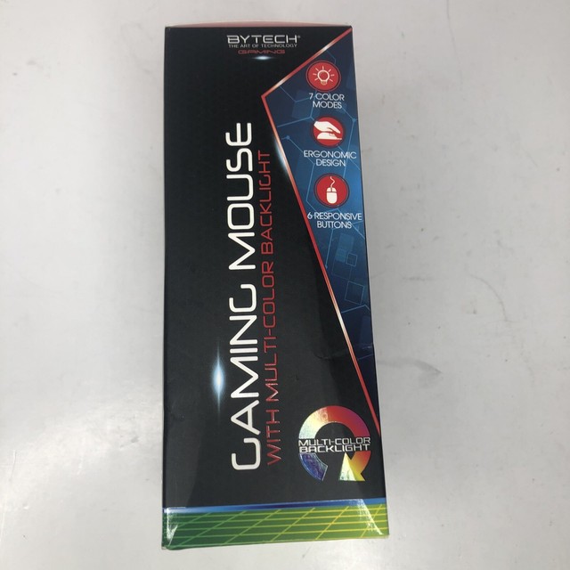 Bytech Multi-color Backlight Gaming Mouse With 6 Buttons & 7 LED Colors ...