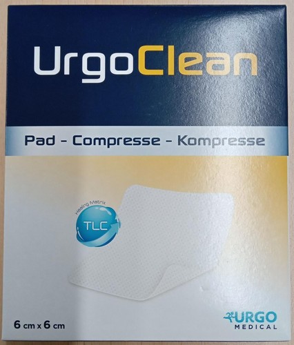 UrgoClean Soft-Adherent Dressing Pad 6cm x 6cm (x10) 506444 | eBay