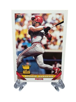 1993 Topps #83 Reggie Sanders - Cincinnati Reds - All Star Rookie | eBay