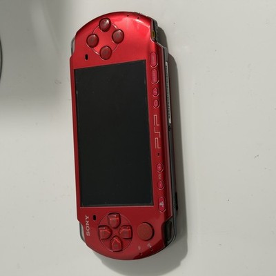 Sony PSP-3000 Launch Edition Radiant Red Handheld Console Lines On ...