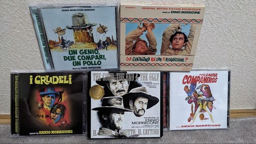 Spaghetti Western Soundtrack Cds Set (5) Ennio Morricone Music ...