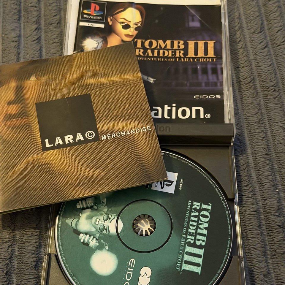 Tomb Raider III Adventures Of Lara Croft (Platinum) - Sony PlayStation ...