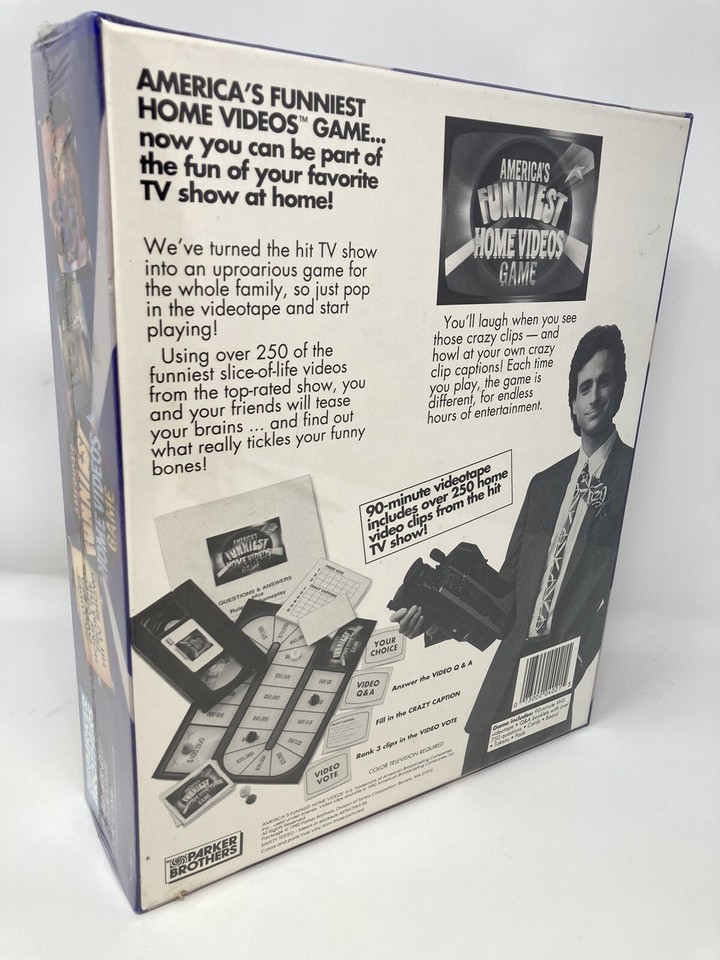 NEW AFV America's Funniest Home Videos Parker Brothers VHS VCR TV Show ...