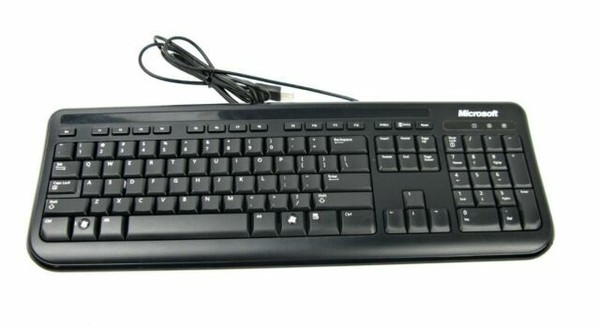 Microsoft Keyboard 400 X818767-012 Wired USB Black Model 1366 for sale ...