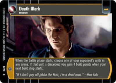 STAR WARS TCG WOTC EMPIRE STRIKES BACK DEATH MARK 91/210 FOIL NM ...