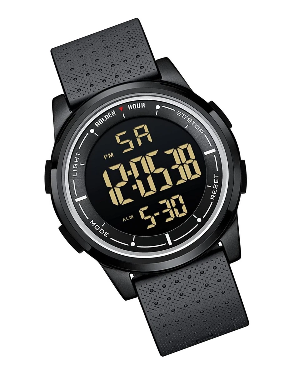 Black Digital Watches For Men