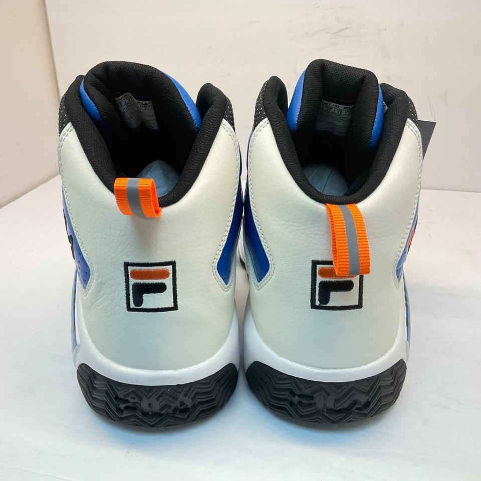 Fila Men's MB Jamal Mashburn Basketball Shoes 1BM01867-132 White/Blue ...