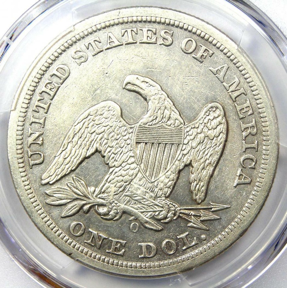 1850-O Seated Liberty Silver Dollar $1 - PCGS AU Details - Rare Early ...