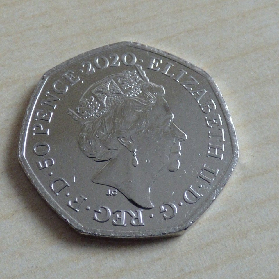 50 Pence Coin Elizabeth II Fifty Pence 50p Great British Coin Hunt ...