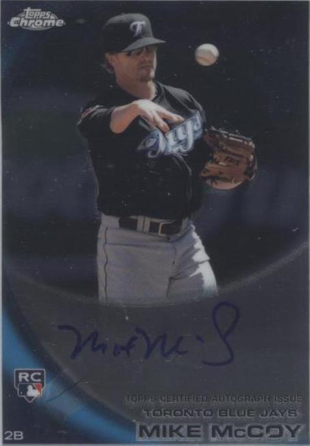 2010 Topps Chrome - Mike McCoy #206 Rookie Autographs (AU, RC) for sale ...
