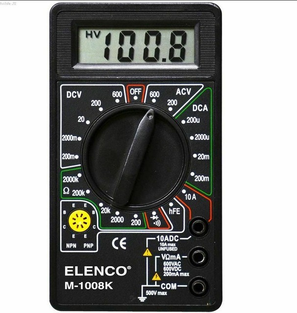 Elenco M1008K Compact Digital Multimeter for sale online | eBay