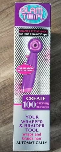 Glam Twirl Automatic & Easy Hair Braider & Wrapper 100 Hairstyles As ...