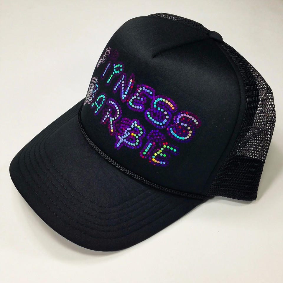 Women's FITNESS BARBIE Cap Sequins Bling Gym training Crossfit Hat | eBay