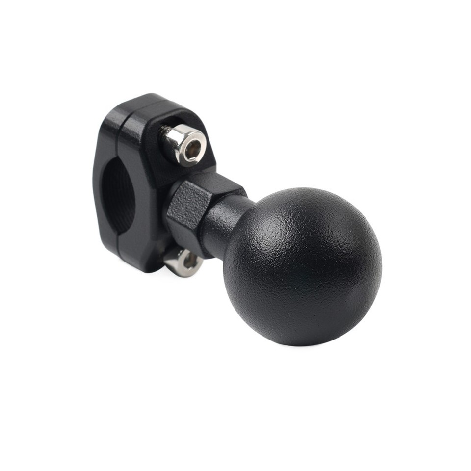 Universal Motorcycle Ball Head Base GPS Phone Holder Bracket Clamp ...