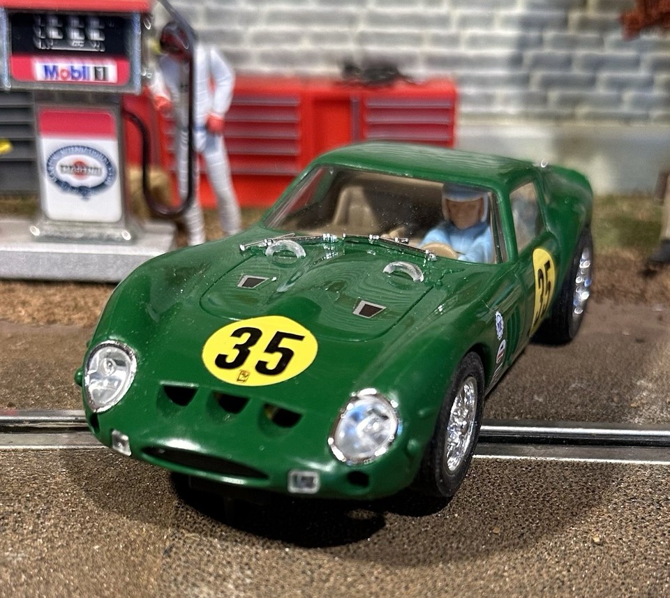 1/32 Slot Car Pink Kar Ferrari 250 GT In Deep Green Rare | eBay
