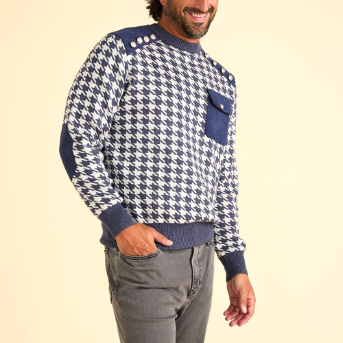 NEW Mens Inserch Crew Neck Sweater Fall Winter Regular Fit Faux Suede ...
